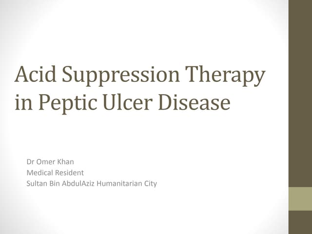 Proton pump inhibitor | PPTX