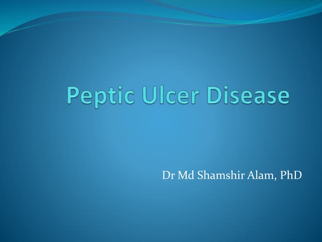 Peptic Ulcer Disease Pptpptx