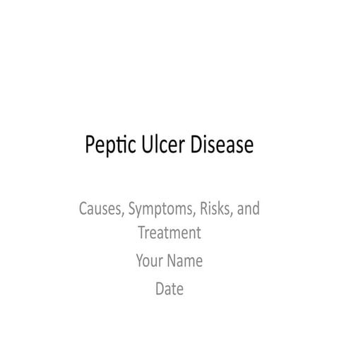 Peptic_Ulcer_Disease_Presentation.pptx group 4 | PPT