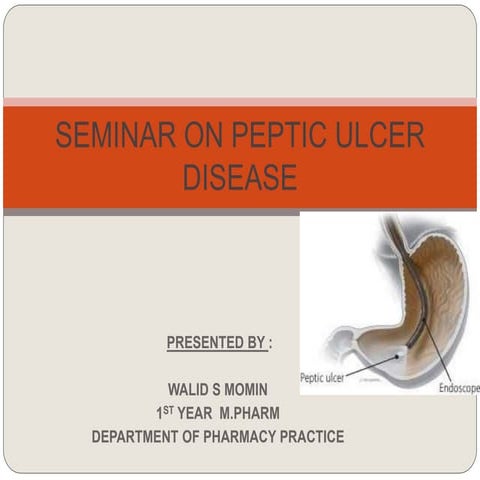 Peptic Ulcer | PPT