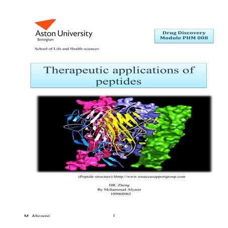 Peptides assignment , m.alyami | PDF
