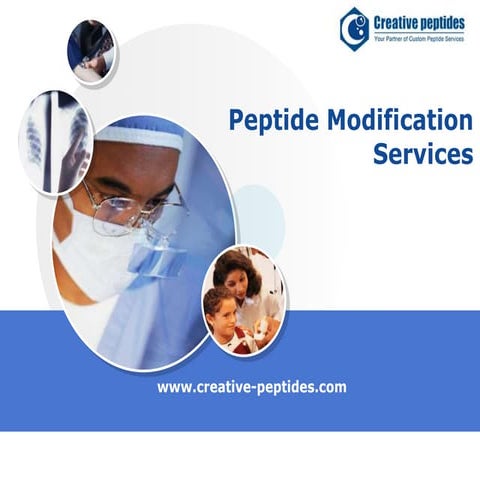 Peptides modification creative peptides | PPTX