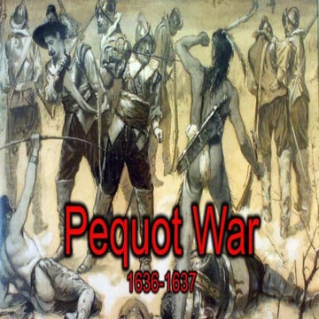 Pequot and King Phillip's war | PPT