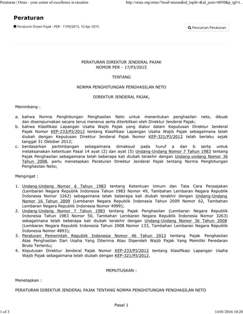 Spt tahunan wp orang pribadi | PPT
