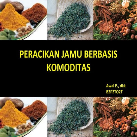 Pelatihan Peracikan jamu | PPT