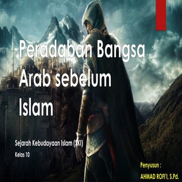 Bab 1 peradaban bangsa arab sebelum kedatangan islam | PDF