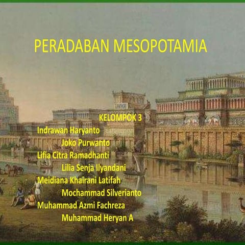 Peradaban mesopotamia | PPTX