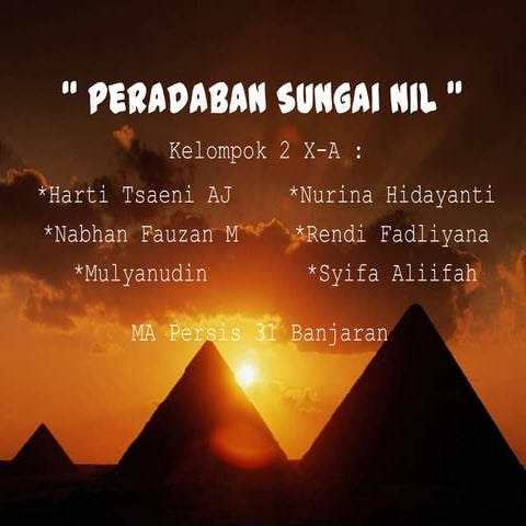 Peradaban sungai nil | PPT