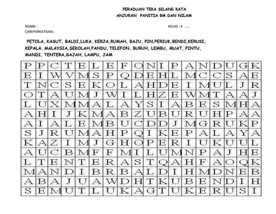 Cari perkataan-yang-merdeka-tersembunyi (1) | DOCX | Politics