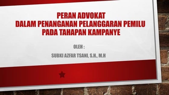 Laporan Akhir Pengawasan Pemilu Serentak 2024 | PPT