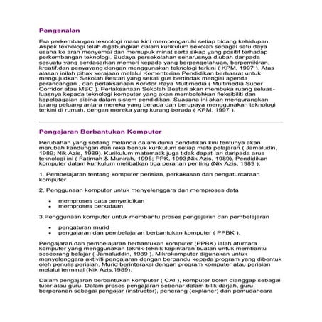 Peranan komputer | DOCX