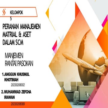 PERANAN MANAJEMEN MATRIAL & ASET DALAM SCM KEL.5.pptx