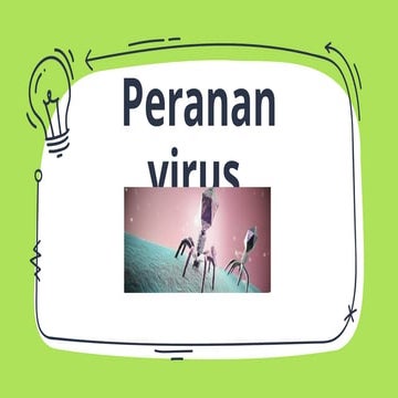 peranan virus yang merugikan dan menguntungkan .pptx