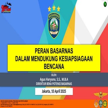 Peran Basarnas dalam kesiapsiagaan Bencana.pptx