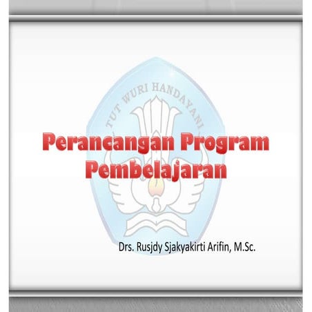Perancangan Program Pembelajaran | PDF