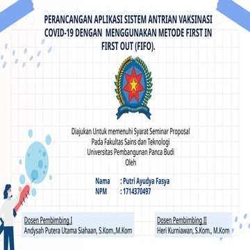 PERANCANGAN APLIKASI SISTEM ANTRIAN VAKSINASI COVID-19 DENGAN ...