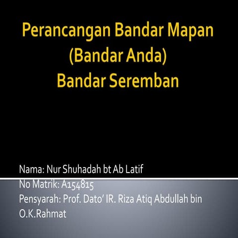 Kemampanan Bandar Petaling Jaya, Selangor | PPTX