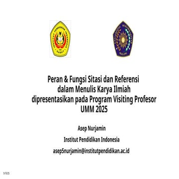 Peran dan fungsi sitasi referensi ASEP NURJAMIN.pptx