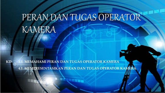 PERALATAN PRODUKSI PROGRAM TELEVISI pada mata pelajaran dasar ...