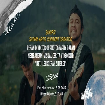 contoh presentasi sidang skripsi PERAN DIRECTOR OF PHOTOGRAPHY DALAM ...