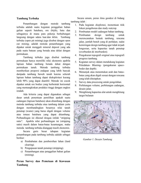 Disposal Pertambangan | PDF