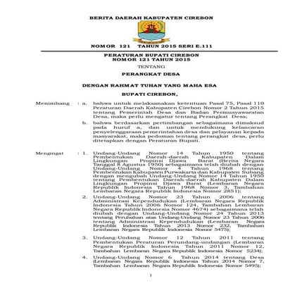 Perangkat desa (1) | PDF
