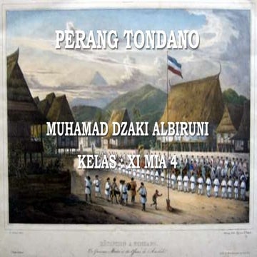 Perang Tondano | PPTX