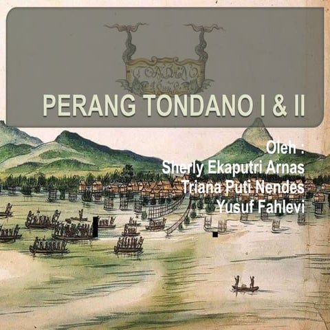 Perang tondano i & ii | PPTX