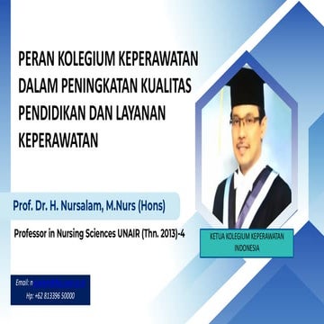 PERAN KOLEGIUM KEP PENINGKATAN KUALITAS PENDIDIKAN n LAYANAN_Prof ...