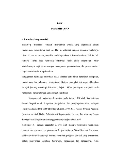 Peran komputer terhadap administrasi perkantoran | PDF Peran komputer terhadap administrasi perkantoran | PDF