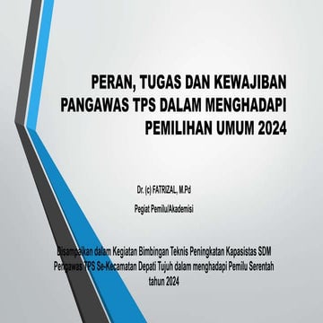 Peran Pengawas TPS pada Pemilu 2024-1.ppt
