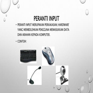 Peranti input 4julai | PPTX