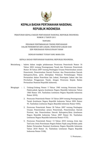 Sosialisasi KKPR | PPT