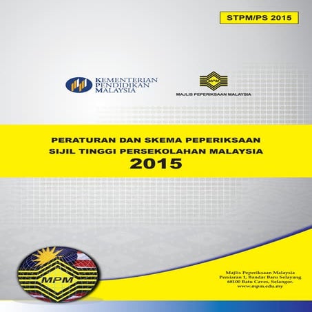 Peraturan dan skema peperiksaan stpm 2015 (terkini) | PDF
