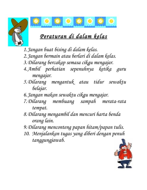 Label subjek untuk sudut subjek dalam kelas | PPTX