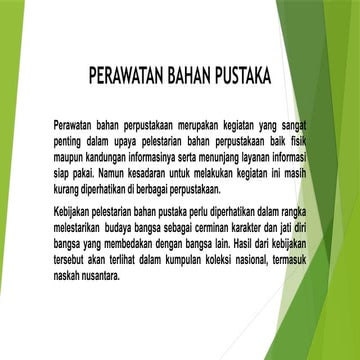 PERAWATAN BAHAN PUSTAKA perpustakaan.pptx