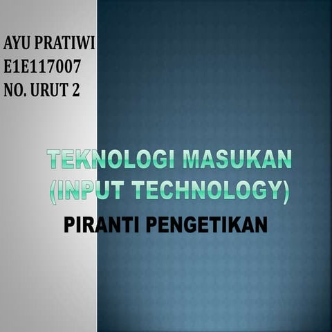 Perbaikan e1 e117007_ayu pratiwi | PPT