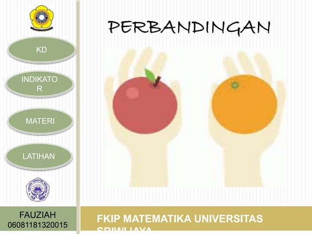 PowerPoint perbandingan MATERI kelas VII | PDF