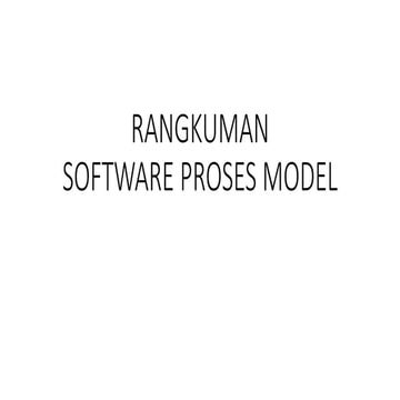 perbandingan Model Software Development Life Cycle (SDLC) | PDF