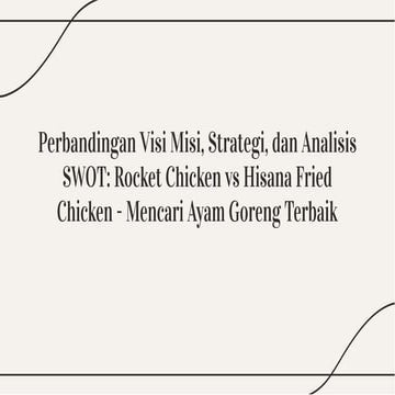 Perbandingan Rocket Chicken dan Hisana Fried Chicken.pdf