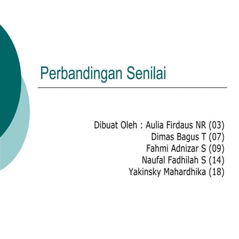 Perbandingan senilai SMP kelas 7 | PPTX