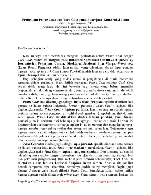 Tes core drill pada pekerjaan jalan aspal | PDF