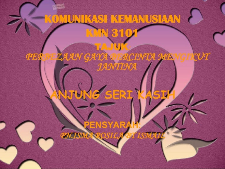 Perbezaan Gaya Bercinta