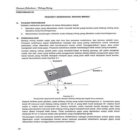 Perc. 9 pesawat sederhana bidang miring | PDF