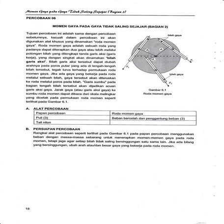 Perc. 6 momen gaya pada gaya tidak saling sejajar bag. 2 | PDF