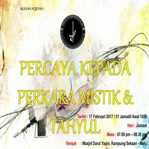 Percaya kepada perkara mistik dan tahyul | PPTX