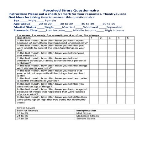 Perceived Stress Questionnaire for .docx