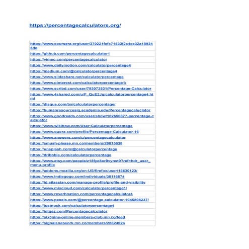 Percentage Calculator easily calculate accurate percentages | PDF