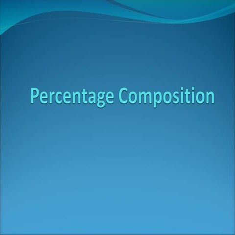 Percentage Composition of Substances.ppt