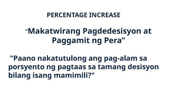 Q1 percentage increase and decrease.pptx | Gasoline Prices | Economy
